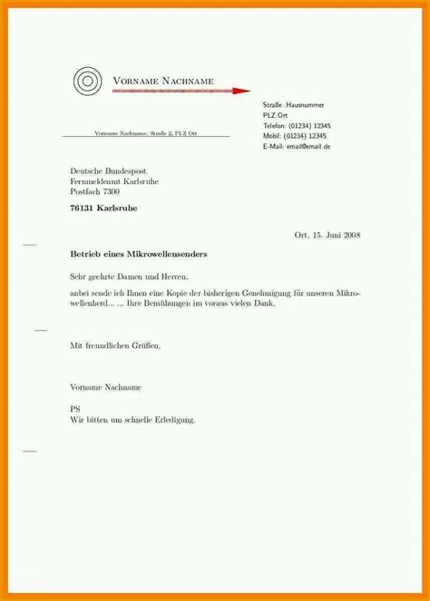 Original 11 Formeller Brief Vorlage Kostenlos Vorlagen Und Muster