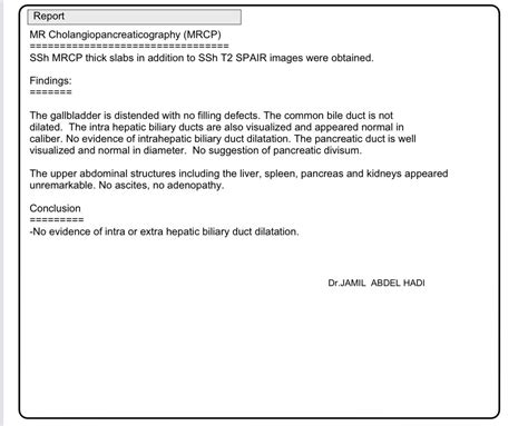 Can You Read My Mrcp Scan Report R Pancreatitis