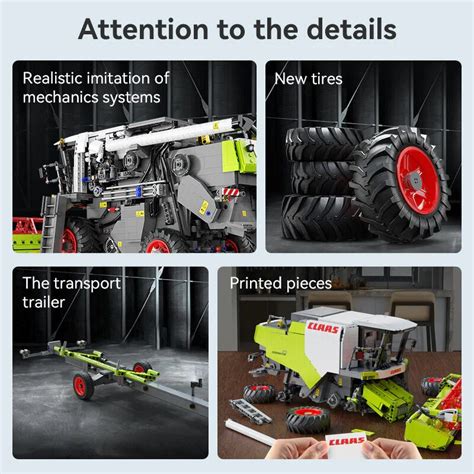 Claas Dominator 370 Rc Cada 4567 Piezas Todobloque