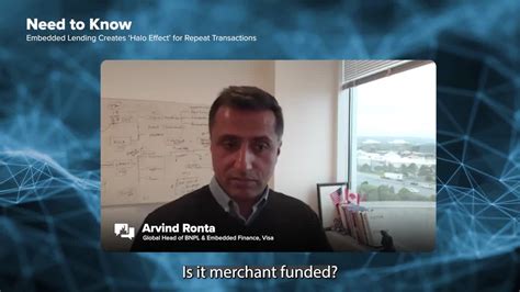 Pymnts On Linkedin Visas Arvind Ronta Tells Karen Webster How Embedded Lending Creates A…