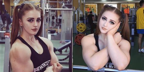 „muskulöse Barbie“ Die Weltrekordbrechende Powerlifting Meisterin