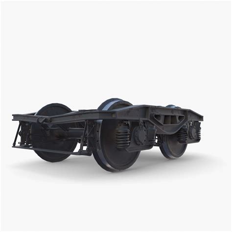 Train Car Bogie V2 3d Model By Dragosburian