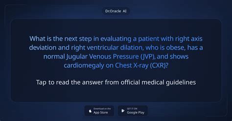 What Is The Next Step In Evaluating A Patient With Right Axis Deviation