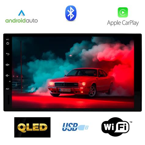 Central Multimídia Aikon Core Red 7 Qled 264 Android Para Chevrolet