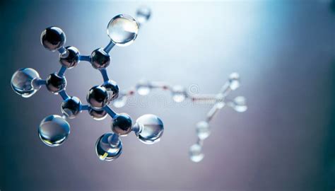Science Background With Molecula And Atom Model Abstract Molecular