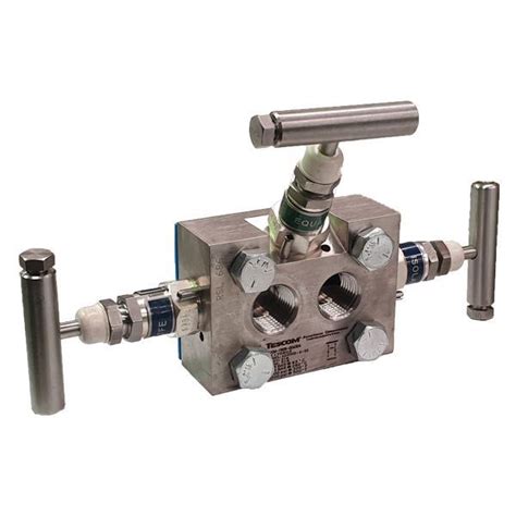 15npt X Flng 4500psi 3 Vlv Dir Dp Manifold Tfl Pack Hard Seat 316 Agco