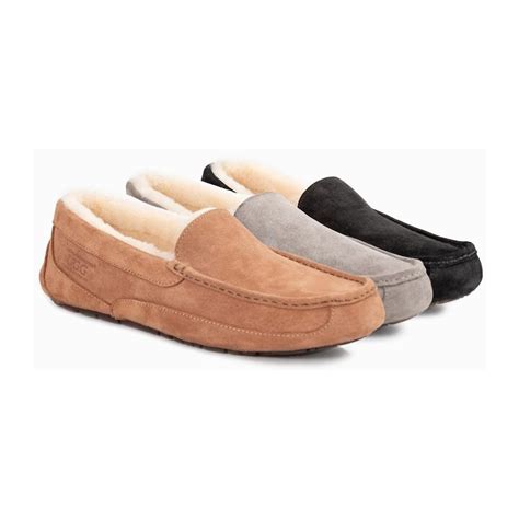 Ugg Denver Mens Moccassin Water Resistant Chestnut Size Eu44