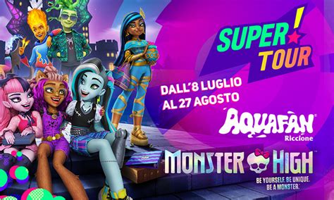 Super Porta Le Monster High In Tour Da Aquafan Toystore