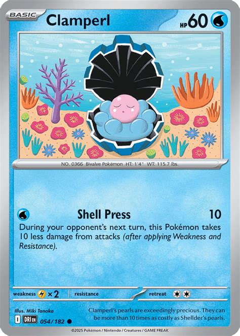Clamperl Pokémon Detail
