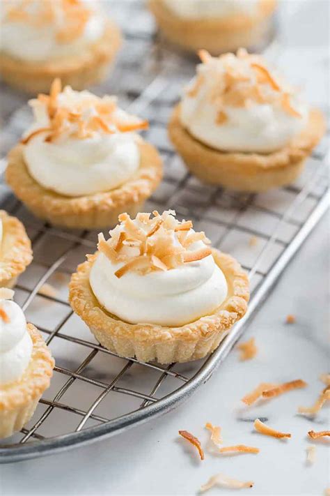 Mini Coconut Cream Pies Classic Creamy And Comforting Dessert Hungry
