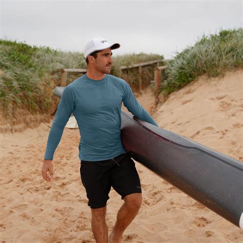 Uv Ocean Tech Long Sleeve Tee Ocean Blue Vaikobi