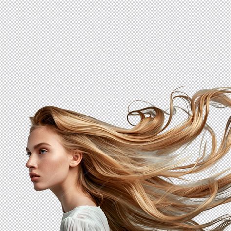 A Woman Beauty With Long Hair Premium Ai Generated Psd