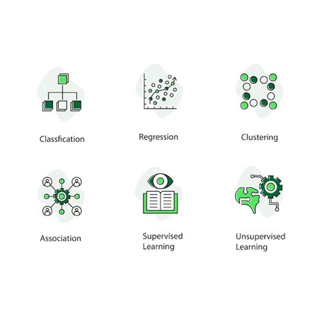 Premium Vector Ai And Data Analysis Machine Learning Vector Icon Design