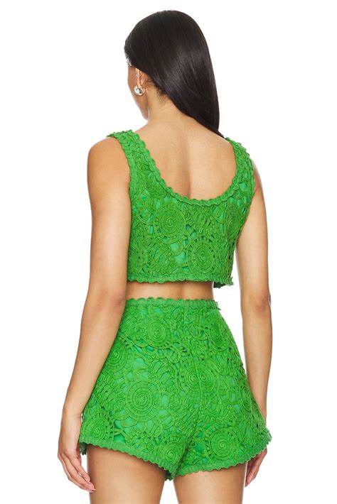 Amur Aella Crop Top In Kiwi Revolve
