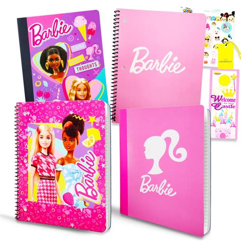 Disney Barbie Notebooks For School Barbie Notebook Set