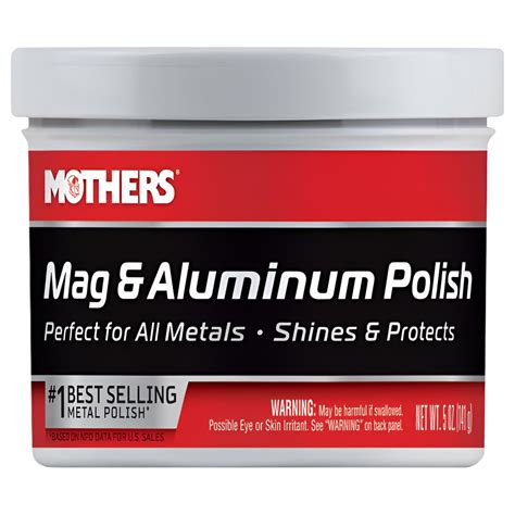 Mothers Mag And Aluminum Polish 5 Oz Metal Wheel Auto Cleaner For