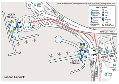 Gatwick Airport Terminal Map