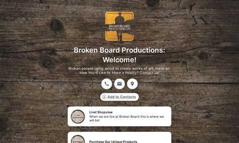 Broken Board Productions Welcome S Flowpage