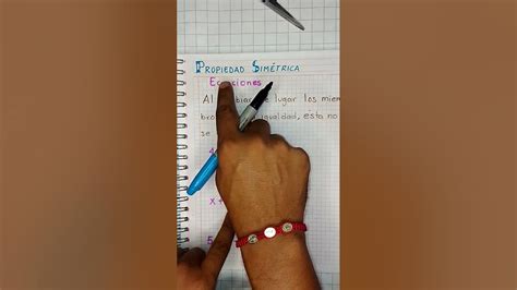 Propiedad Simétrica De Una Ecuación Propiedades Ecuacion Fyp Youtube