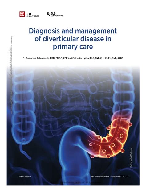 Diagnosis And Management Of Diverticular Disease Sebasti An Kaulitzki