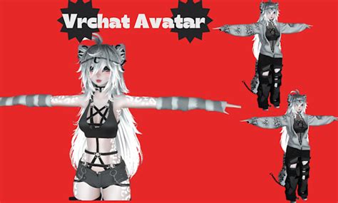 Model Vrchat Character For Vroid Character Modeling Vrchat Avatar Furry