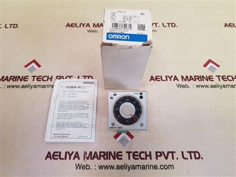 Omron H3ba N Solid State Timer 012 Min 220vac 5060 Hz Aeliya