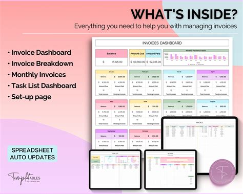 Invoice Tracker Spreadsheet Your Perfect Business Finance Tracker