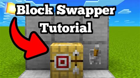 How To Build A Block Swapper In Minecraft Youtube