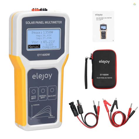 1600w Photovoltaic Panel Multimeter Solar Panel Mppt Tester Open Circuit Voltage Test Device