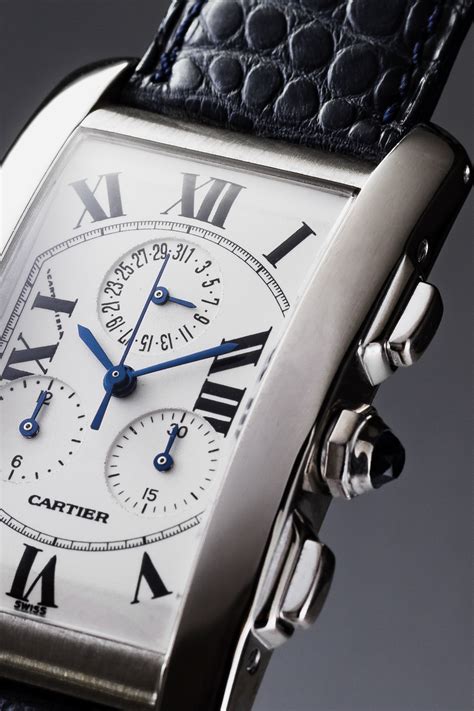 Cartier Tank Americaine Chronograph Ref 2312 Amsterdam Watch Company