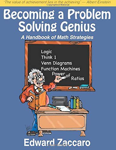 Becoming A Problem Solving Genius A Handbook Of Math Strategies