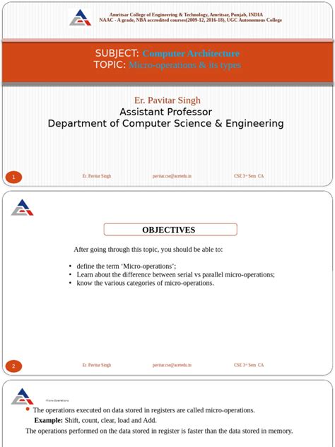 Micro Operation And Its Type Pdf Bit Computing