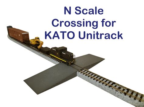N Scale Crossing For Kato Unitrack Model Train Free 3d Print Model