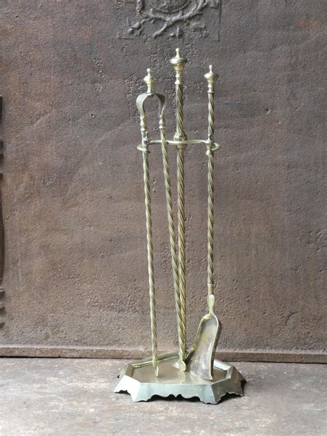 Bouhon Frères Fireplace Tool Set Fire Tools 19th Century For Sale At
