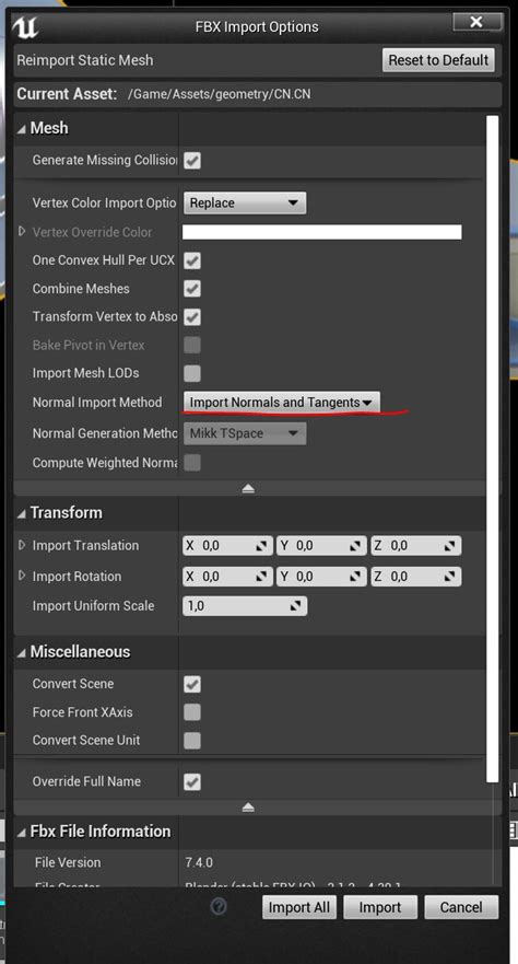 Vertex Normal And Unreal Editor Modeling Blender Artists Community