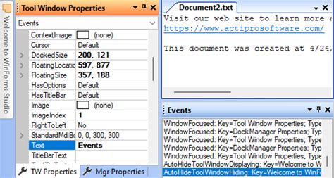 Extensible Rendering Docking And Mdi Reference Actipro Winforms