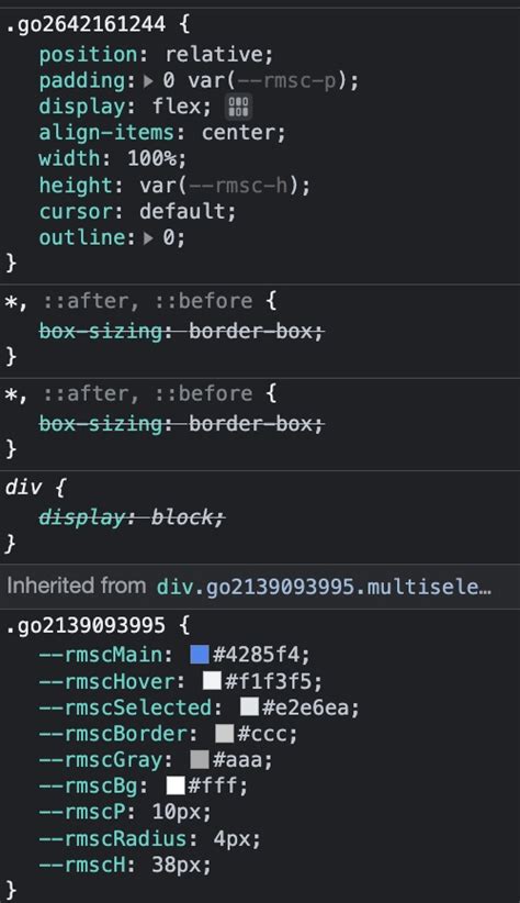 Component Styles Fail In Docker Works Fine Locally Issue Hc Oss React Multi Select