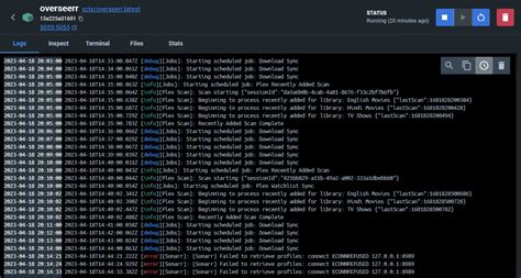 overseerr unable to connect to sonarr radarr connect econnrefused 127