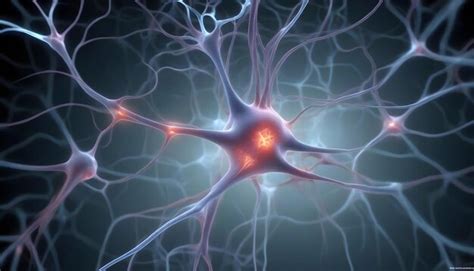 Neural Network Connections Illustrating Synapse And Brain Activity Neurons And Neurogeneis