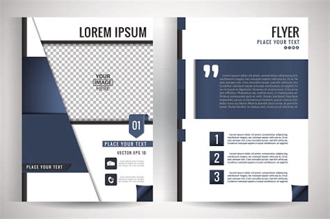 플라이어 템플릿입니다 비즈니스 브로슈어입니다 디자인 교육 프레 젠 테이 션 웹사이트 잡지 표지에 대 한 편집 가능한 A4 포스터 가리기에 대한 스톡 벡터 아트 및 기타