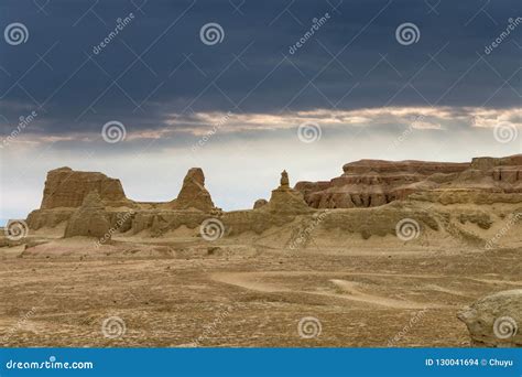 Wind Erosion Landforms Landscape Stock Image 130041685