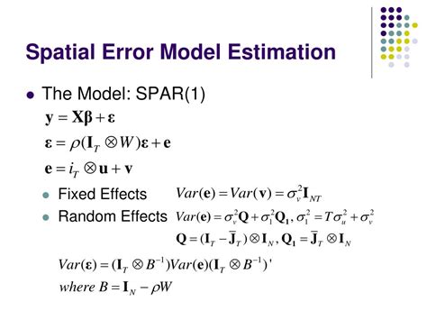 Ppt Spatial Econometric Analysis Using Gauss Powerpoint Presentation Id4098307
