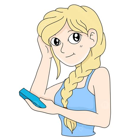 بلوندي جمال فتاة Girleps Cartoon الفتيات جمال كرتون Png والمتجهات للتحميل مجانا