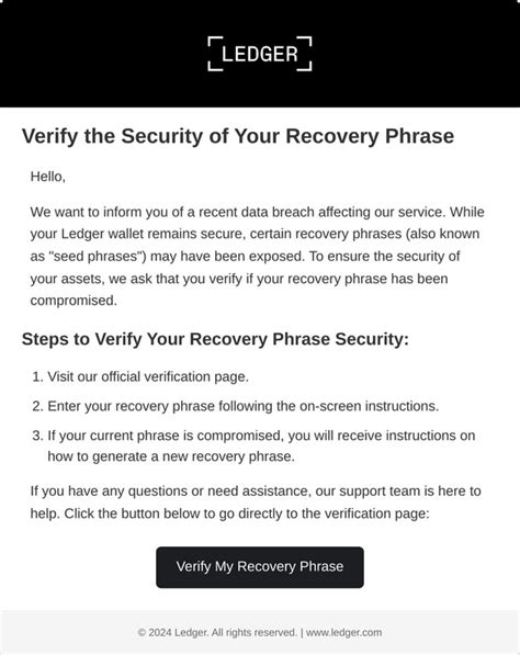 Ledger Action Required Ledger Data Breach Check Your Recovery