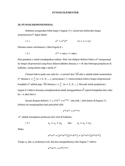 Fungsi Elementer Pdf
