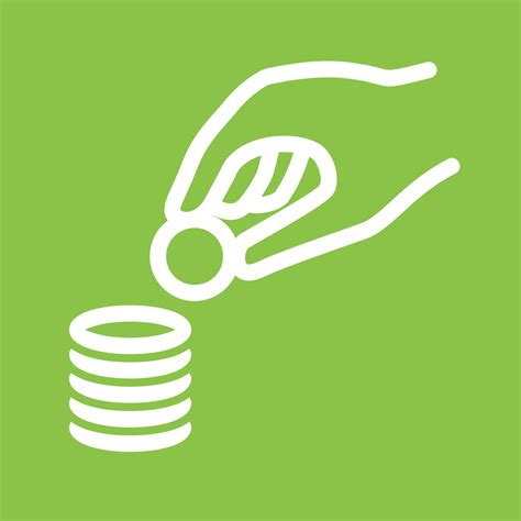 Stacking Coins Line Color Background Icon 16726528 Vector Art At Vecteezy