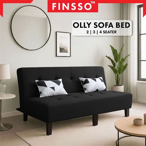 🏮รับประกัน 1 ปี🏮 💐finsso💐 Olly Canvas Sofa Bed โซฟาปรับนอน 180 องศา 4