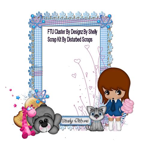 Designz By Shelly Ct For Disturbed Scraps Sexy Nerd Wftu Clusters