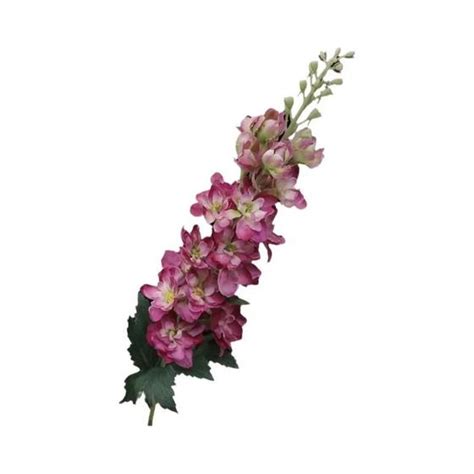Flor Artificial Delphinium De Seda De 75cm Estilo Nórdico Para Casa
