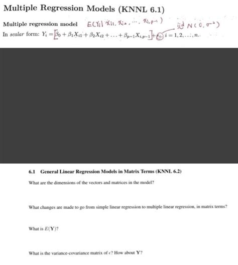 solved multiple regression models knnl 6 1 multiple
